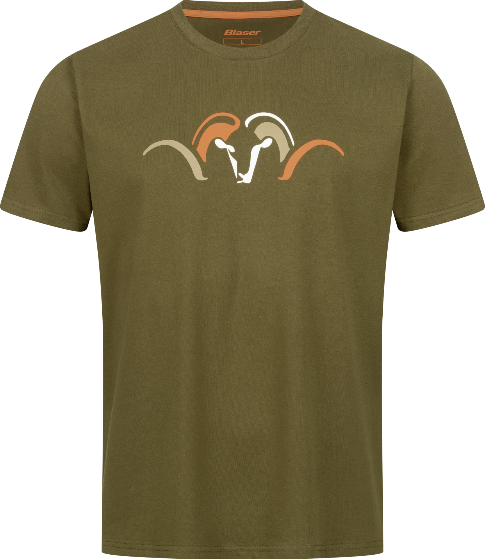 T-Shirt mit Blaser Logo und Argali Emblem in verschiedene Farben I BLASER