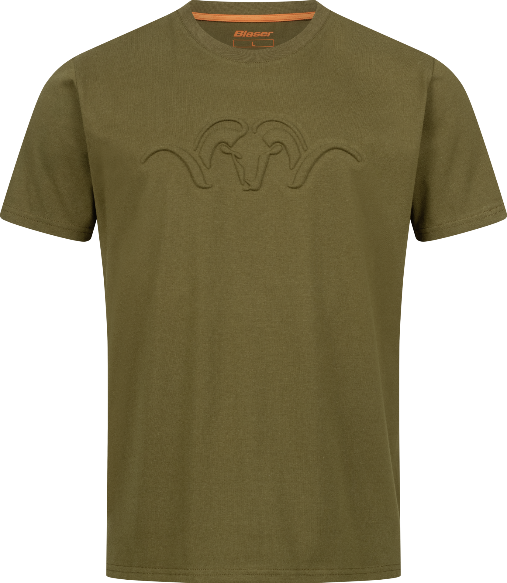 Stylish T-shirt with 3D-Debossed Argali logo I BLASER