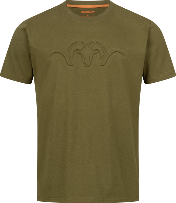 Stylish T-shirt with 3D-Debossed Argali logo I BLASER